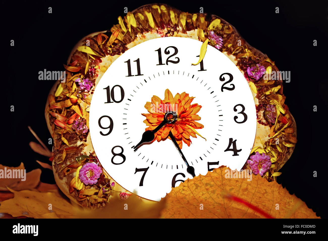 Clock with fallen numbers hi-res stock photography and images - Alamy
