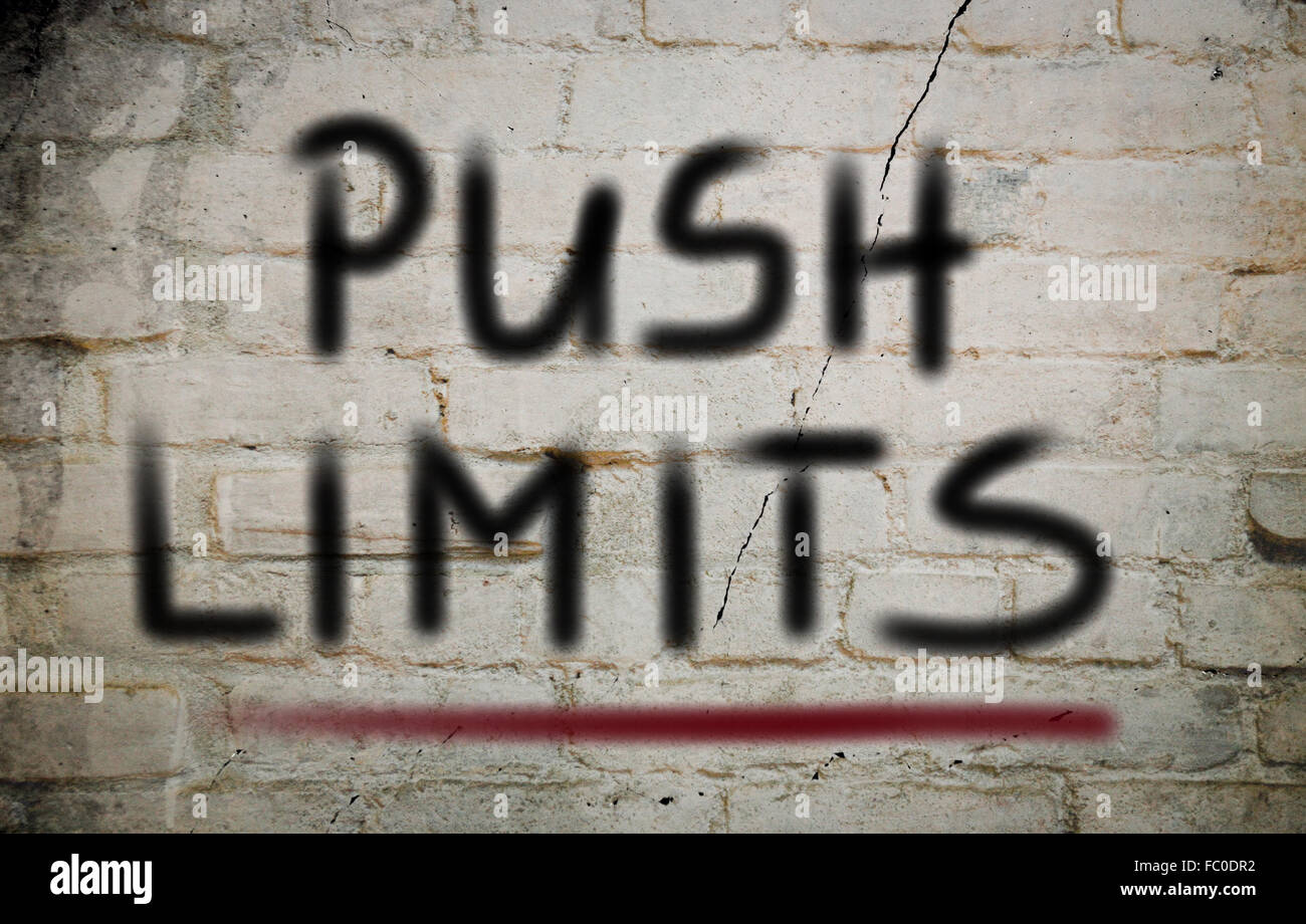 Push Limits Concept Stock Photo - Alamy