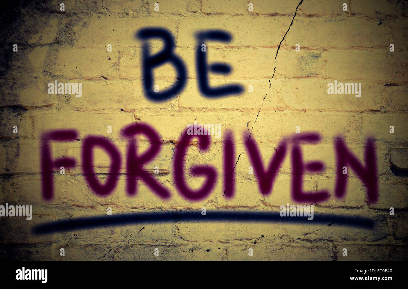 Be Forgiven Concept Stock Photo - Alamy