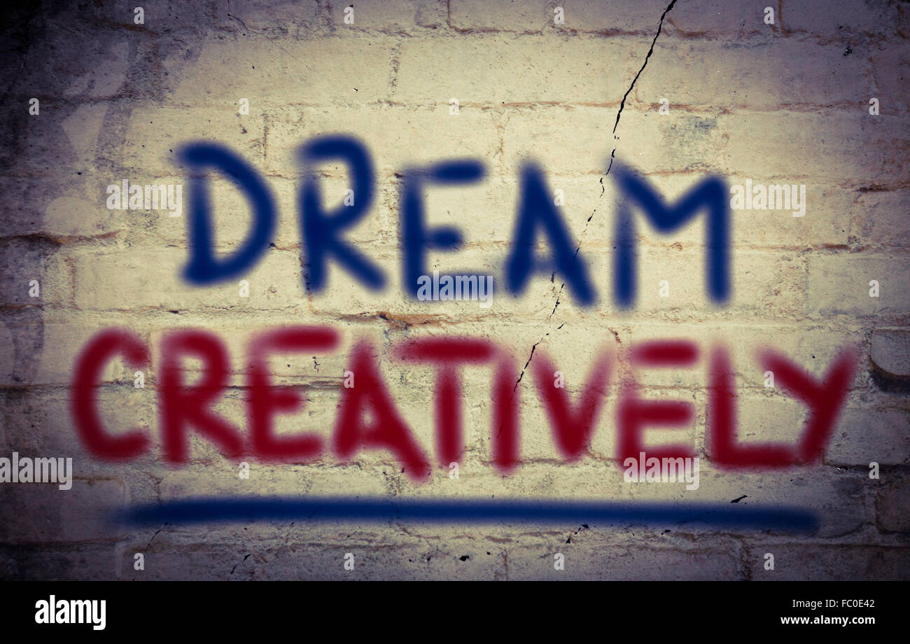 Dream Creatively Concept Stock Photo - Alamy