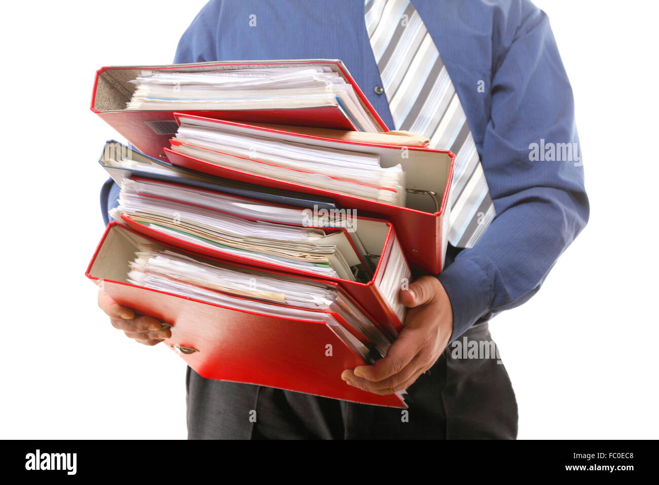 Piled of office files hi-res stock photography and images - Alamy