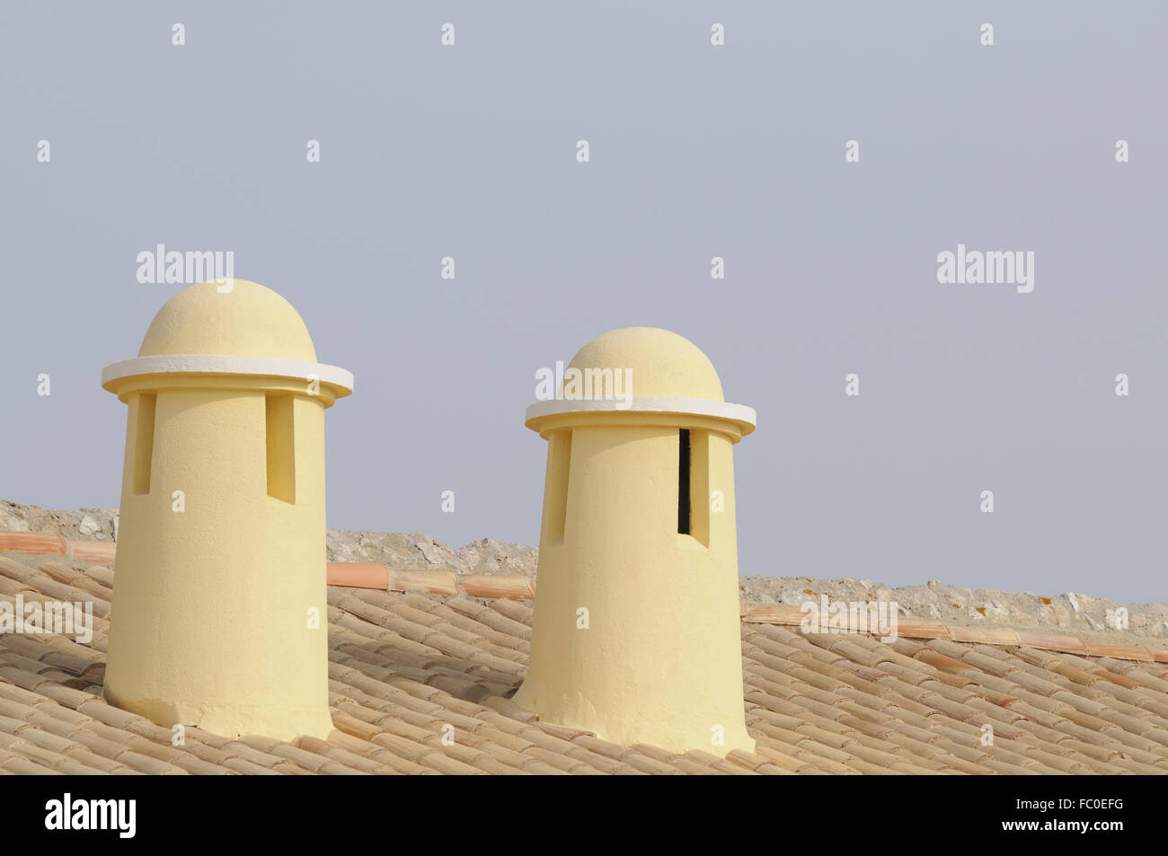 Double chimneys hi-res stock photography and images - Alamy