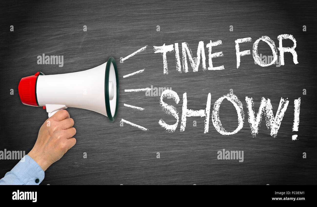 Time for Show Stock Photo - Alamy