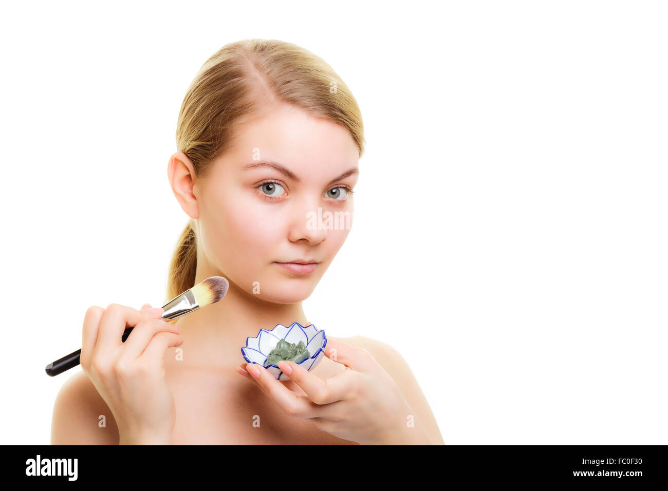 Woman mud face hi-res stock photography and images - Alamy