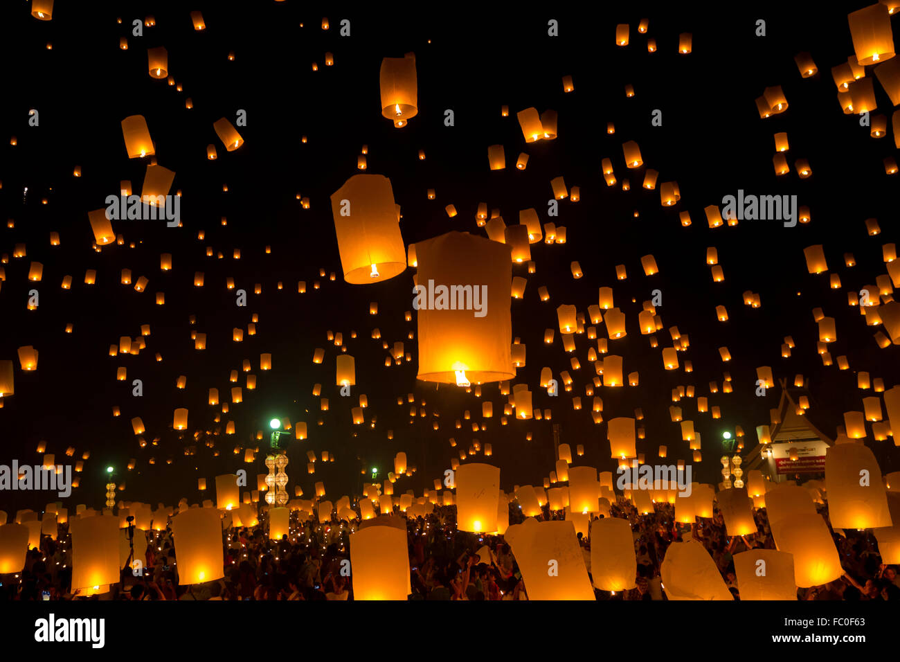 Flying lantern hi-res stock photography and images - Alamy