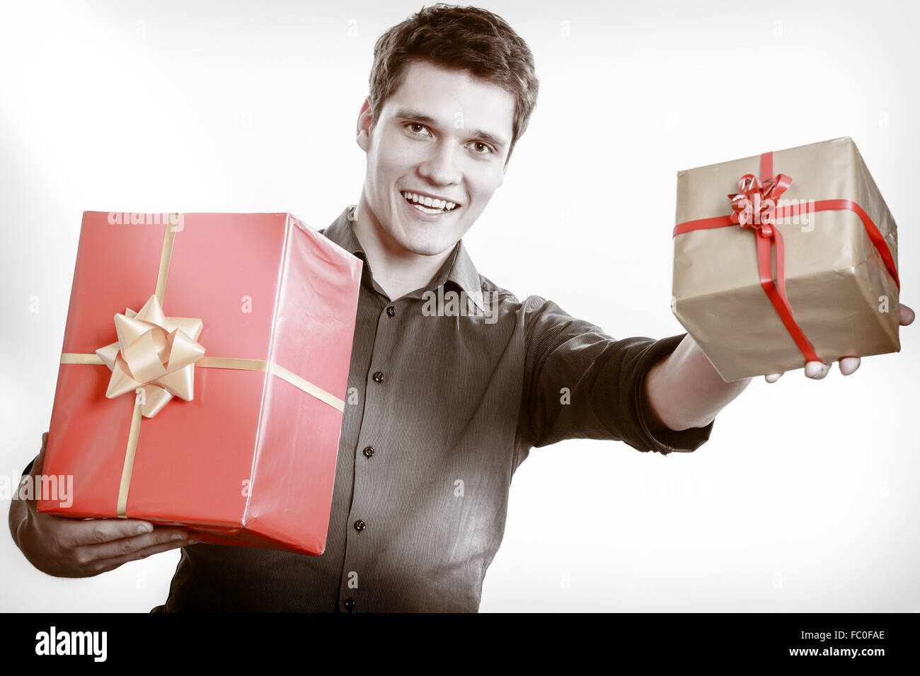 Giving of gifts hi-res stock photography and images - Alamy