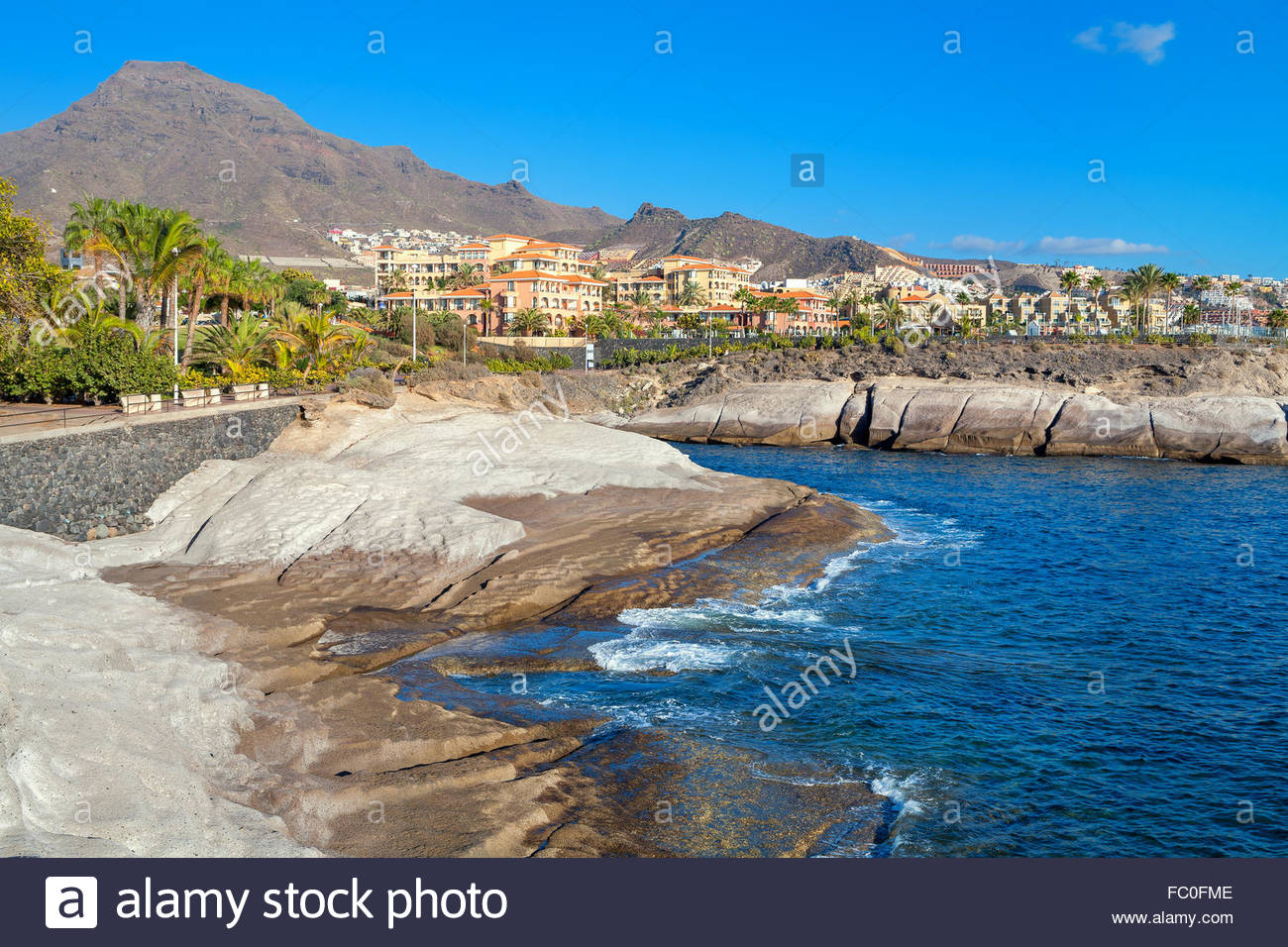 Canary Islands Tenerife Costa Adeje Stock Photos & Canary Islands ...