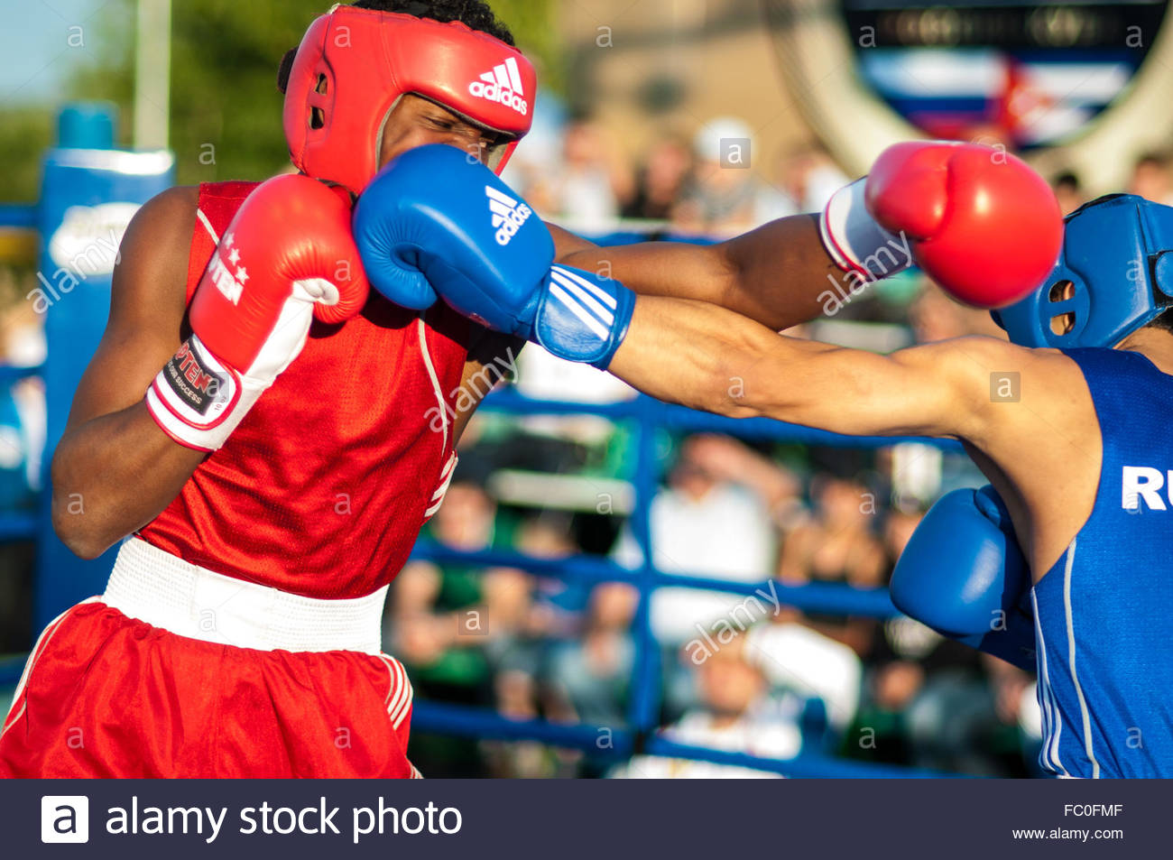 Professional Boxing Match Stock Photos & Professional Boxing Match ...