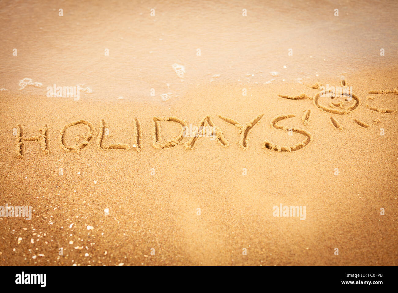 Written words on beach hi-res stock photography and images - Alamy