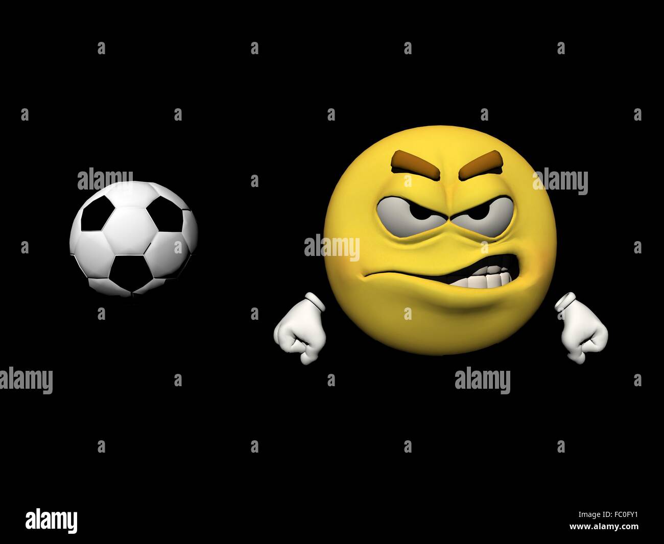 Black Soccer Ball Emoji