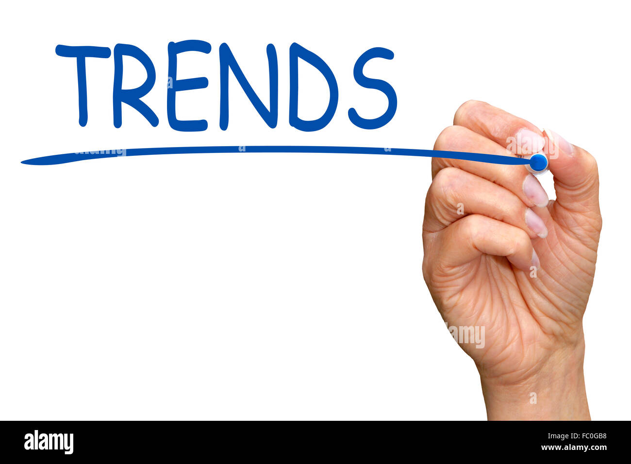 Data trends Cut Out Stock Images & Pictures - Alamy
