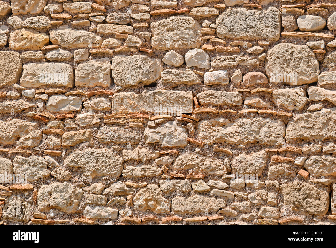 Wall of stones Stock Photo - Alamy