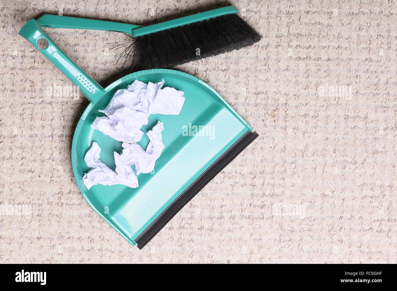 Sweeping up mess hi-res stock photography and images - Alamy