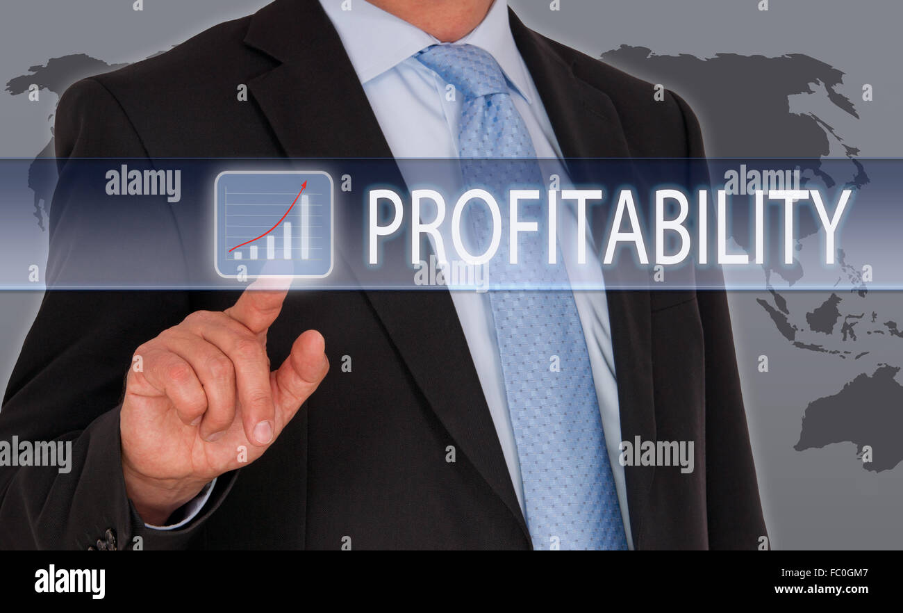 Profitability icon hi-res stock photography and images - Alamy