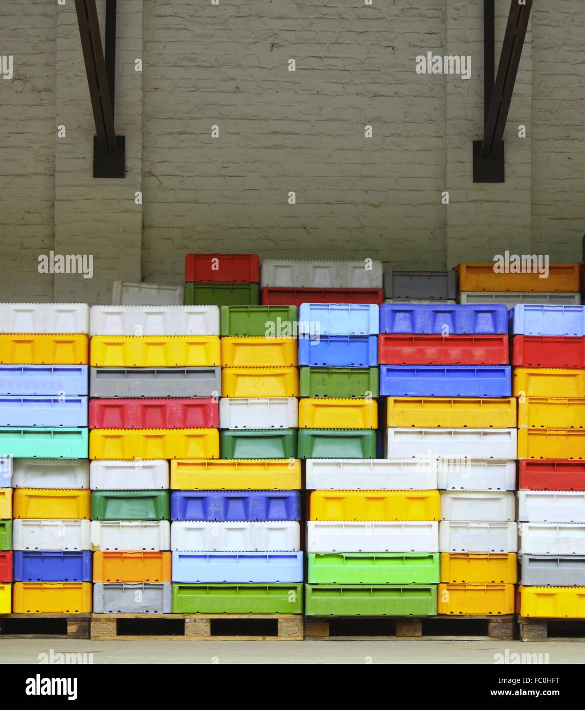 Colorful boxes for fish hi-res stock photography and images - Alamy