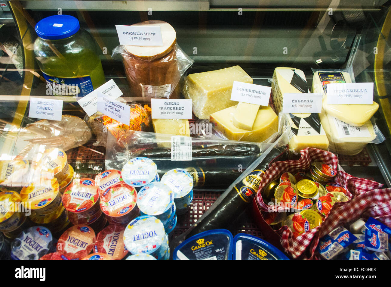 imported cheese products Stock Photo - Alamy