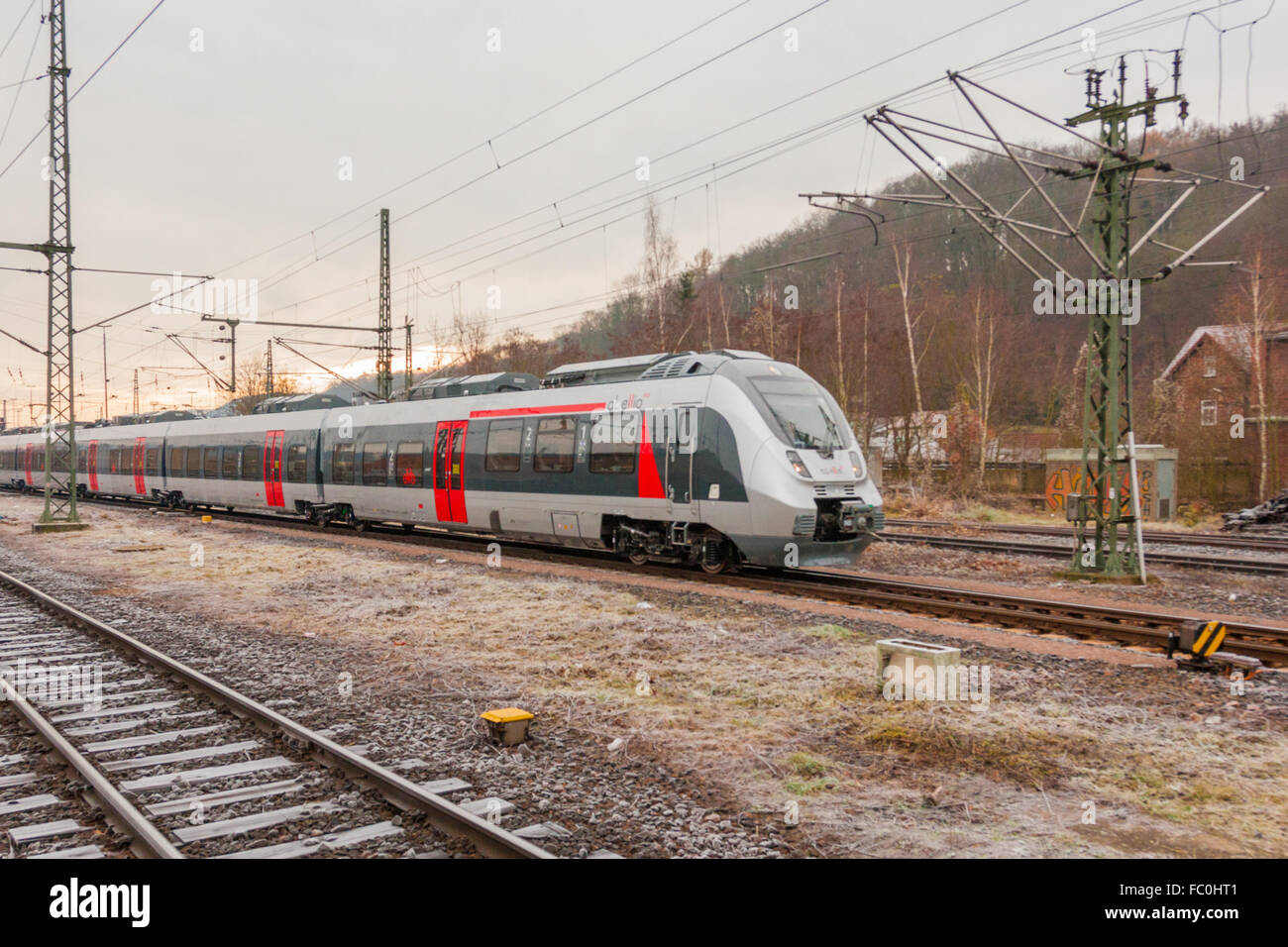 Test-Drive of the new Abellio-Trains Stock Photo - Alamy