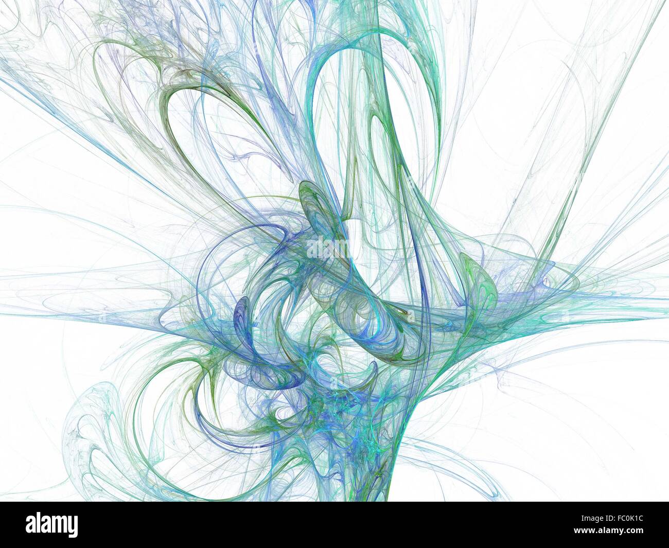 digital fractal on white background Stock Photo - Alamy