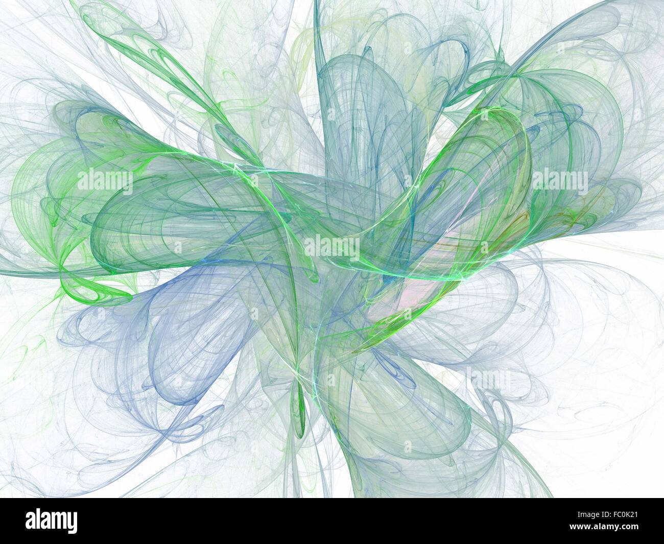 digital fractal on white background Stock Photo - Alamy