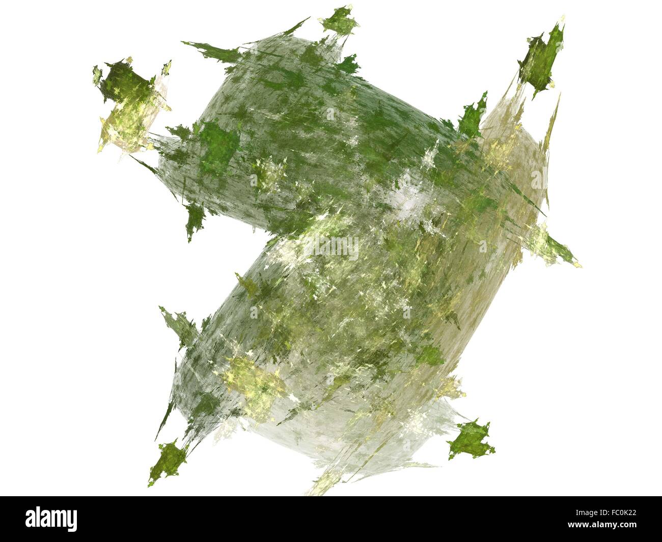 digital fractal on white background Stock Photo - Alamy