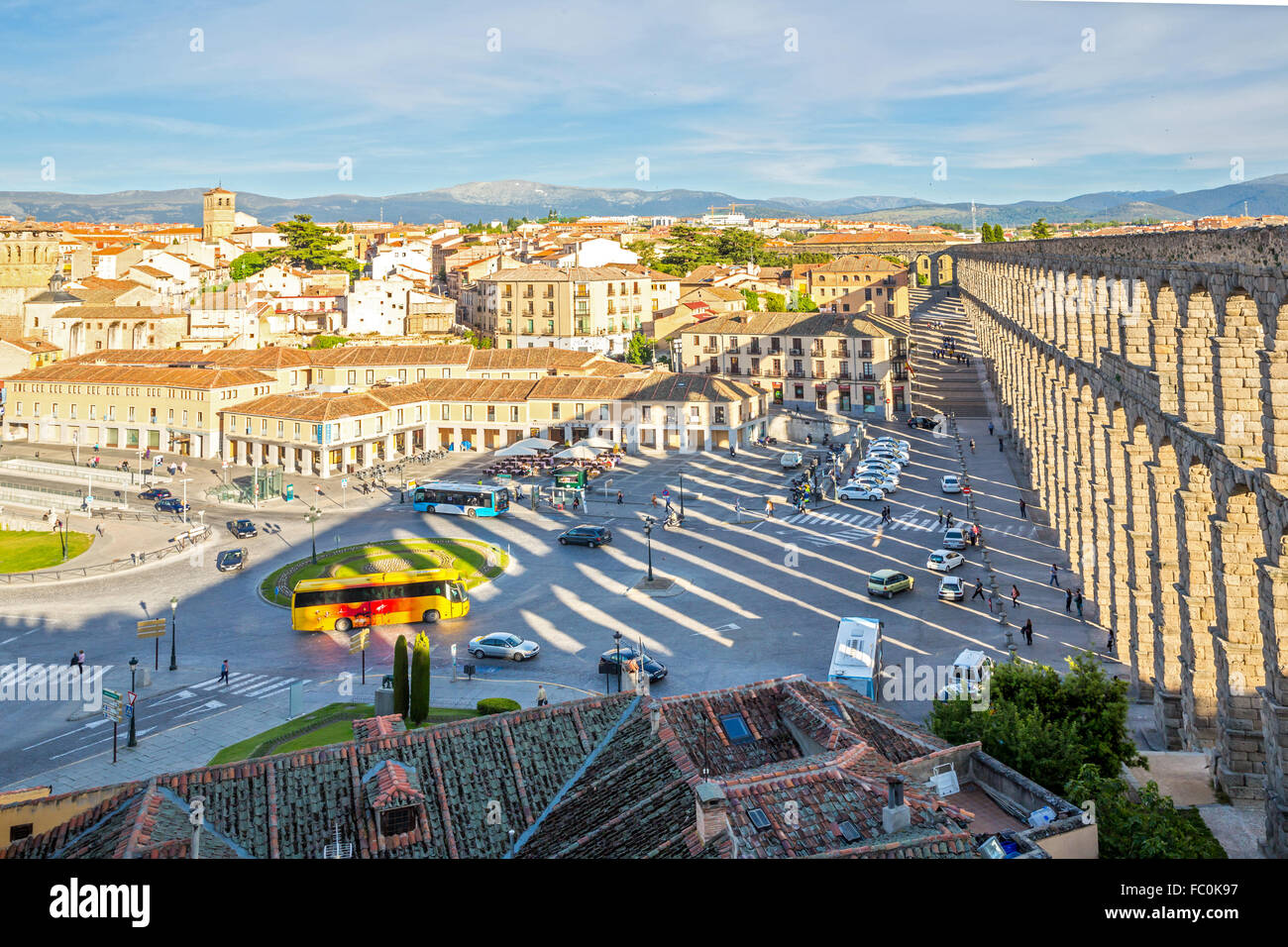 aqueduct Segovia Spain Stock Photo - Alamy