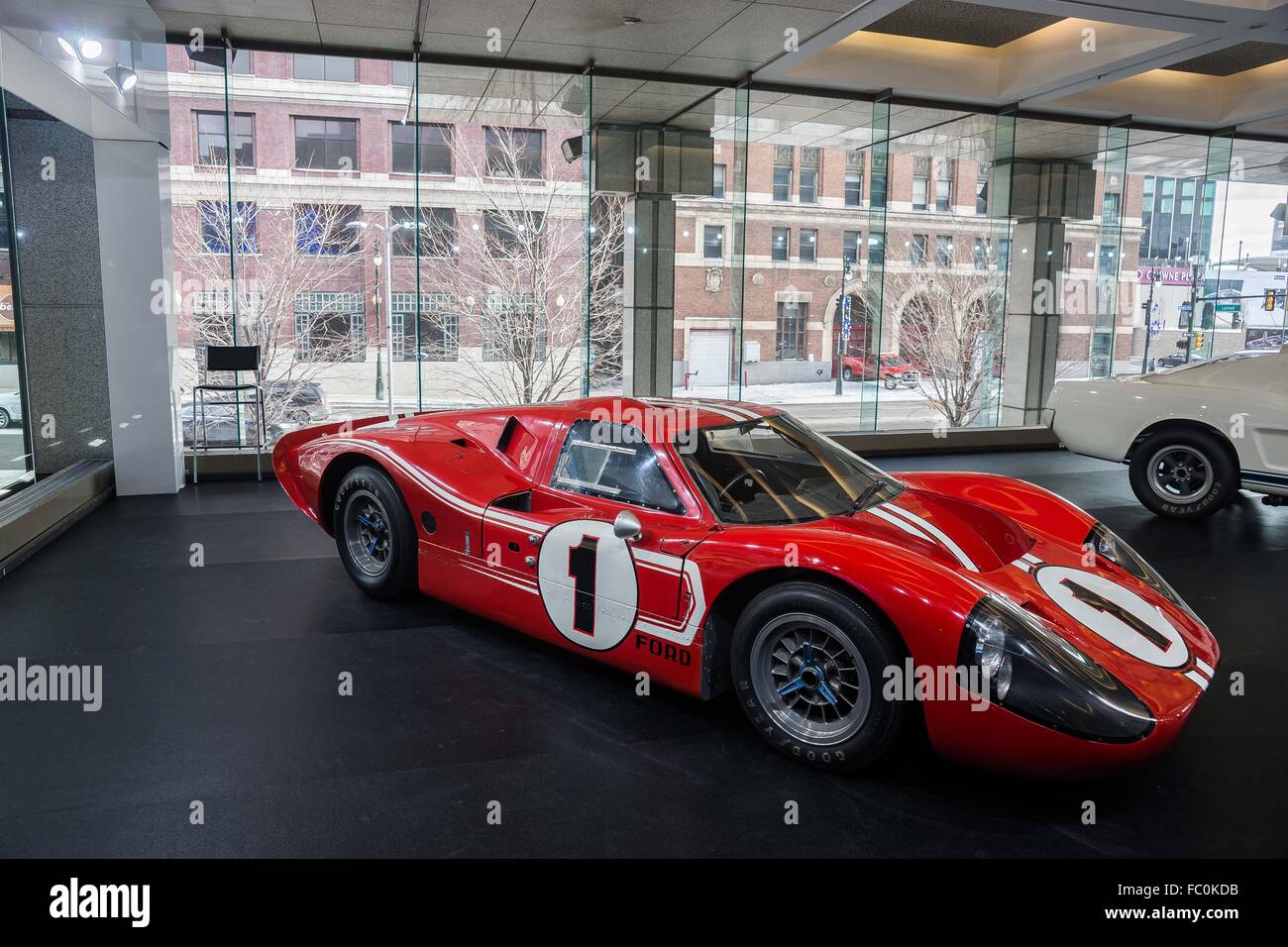 Jan. 11, 2016 - Detroit, MI, U.S - A 1967 Ford GT40 MKIV Chassis J5 ...