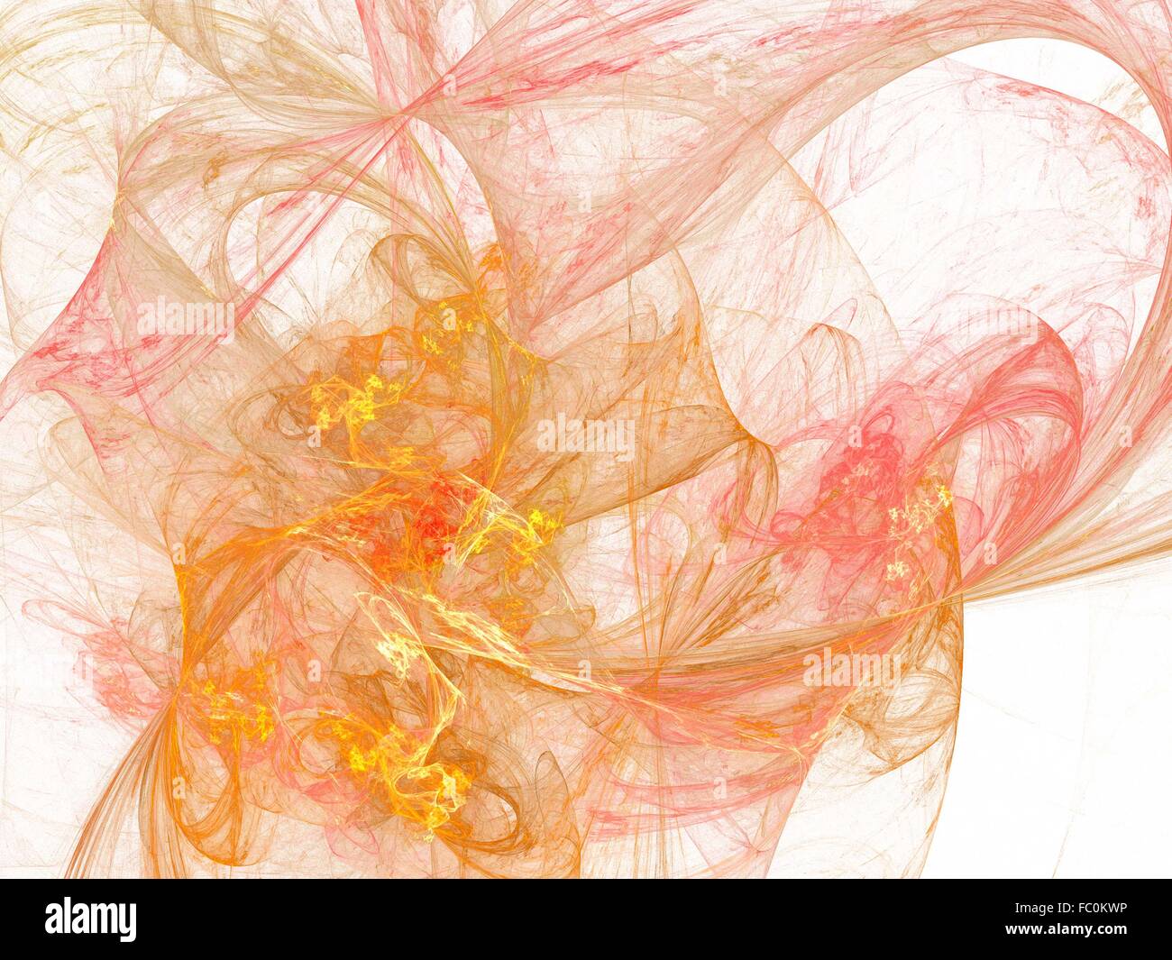 digital fractal on white background Stock Photo - Alamy
