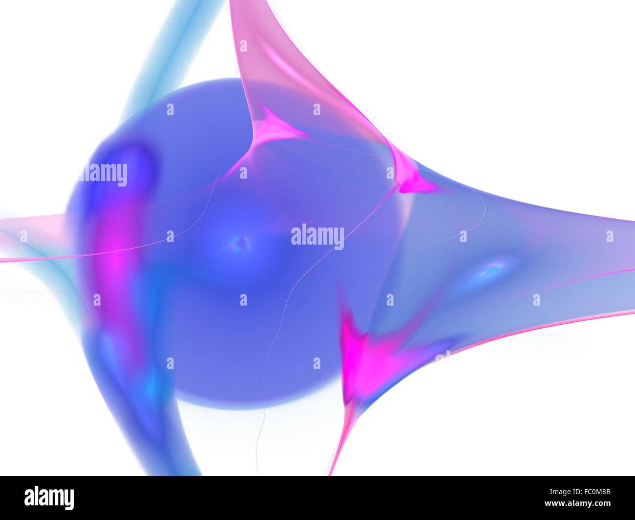 digital fractal on white background Stock Photo - Alamy