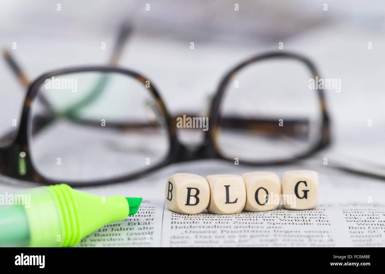 Blog lettering hi-res stock photography and images - Alamy