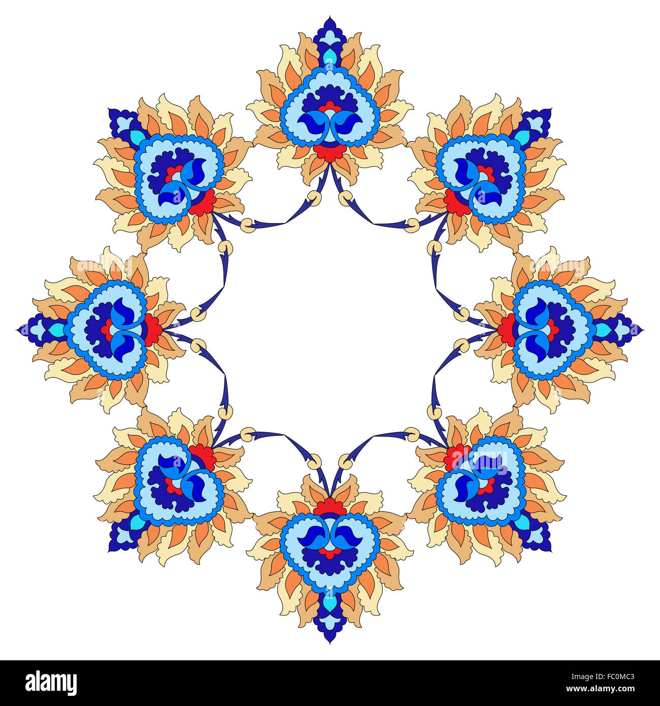 artistic ottoman pattern series fourty nine Stock Photo - Alamy