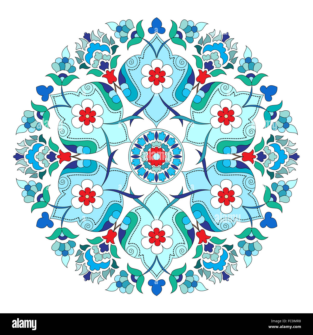 artistic ottoman pattern series twelve Stock Photo - Alamy