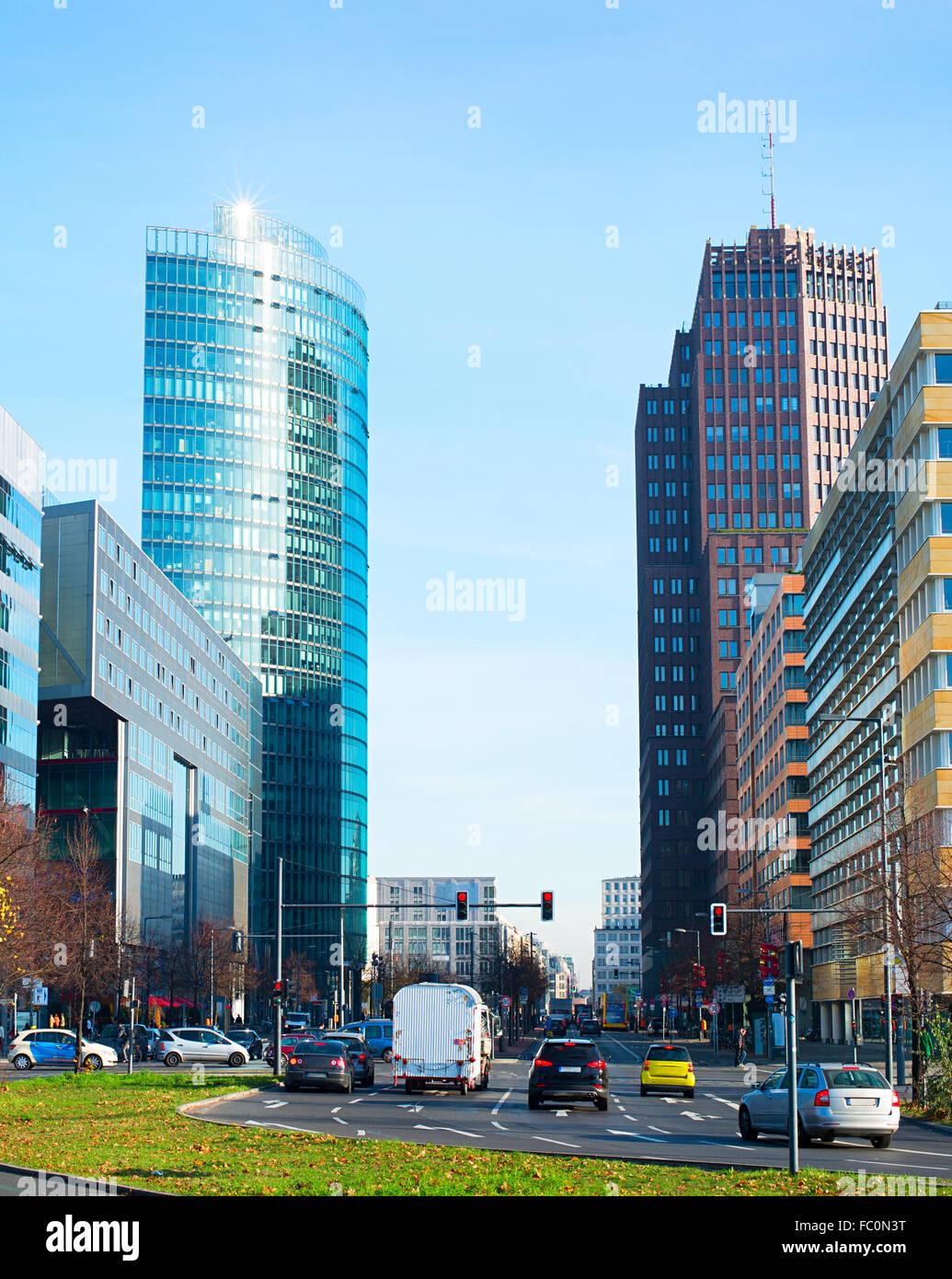 Berlin business downtown Stock Photo - Alamy