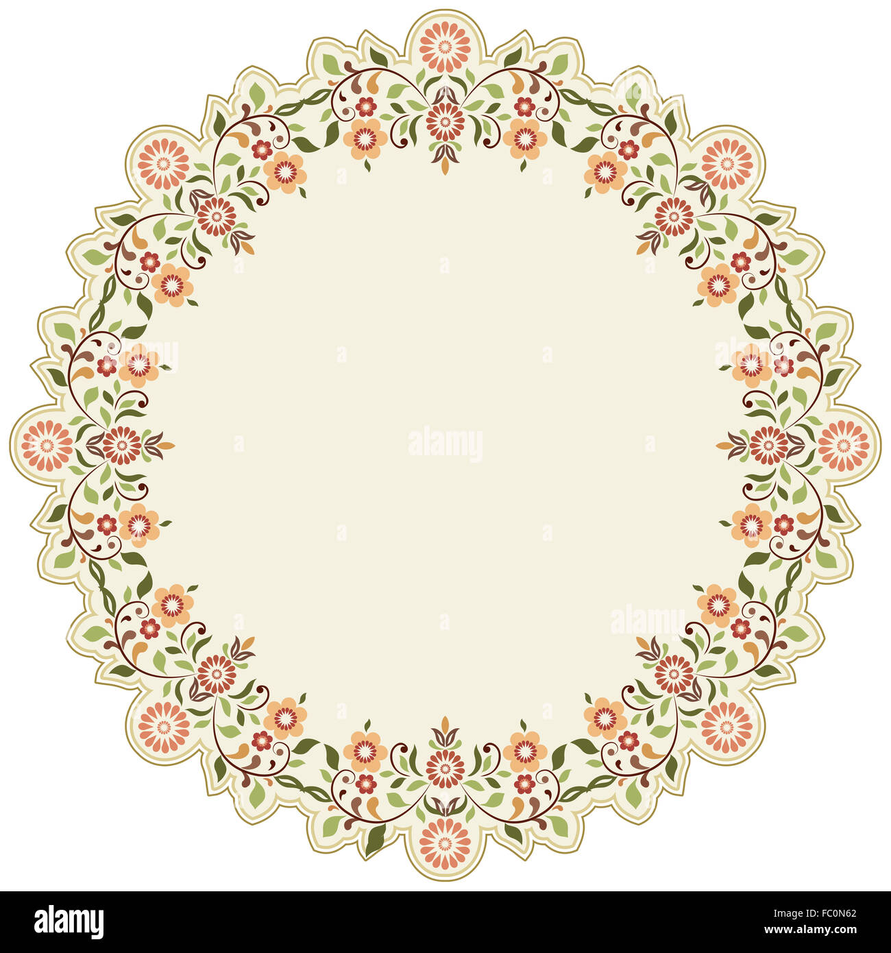 circular islamic background six Stock Photo - Alamy