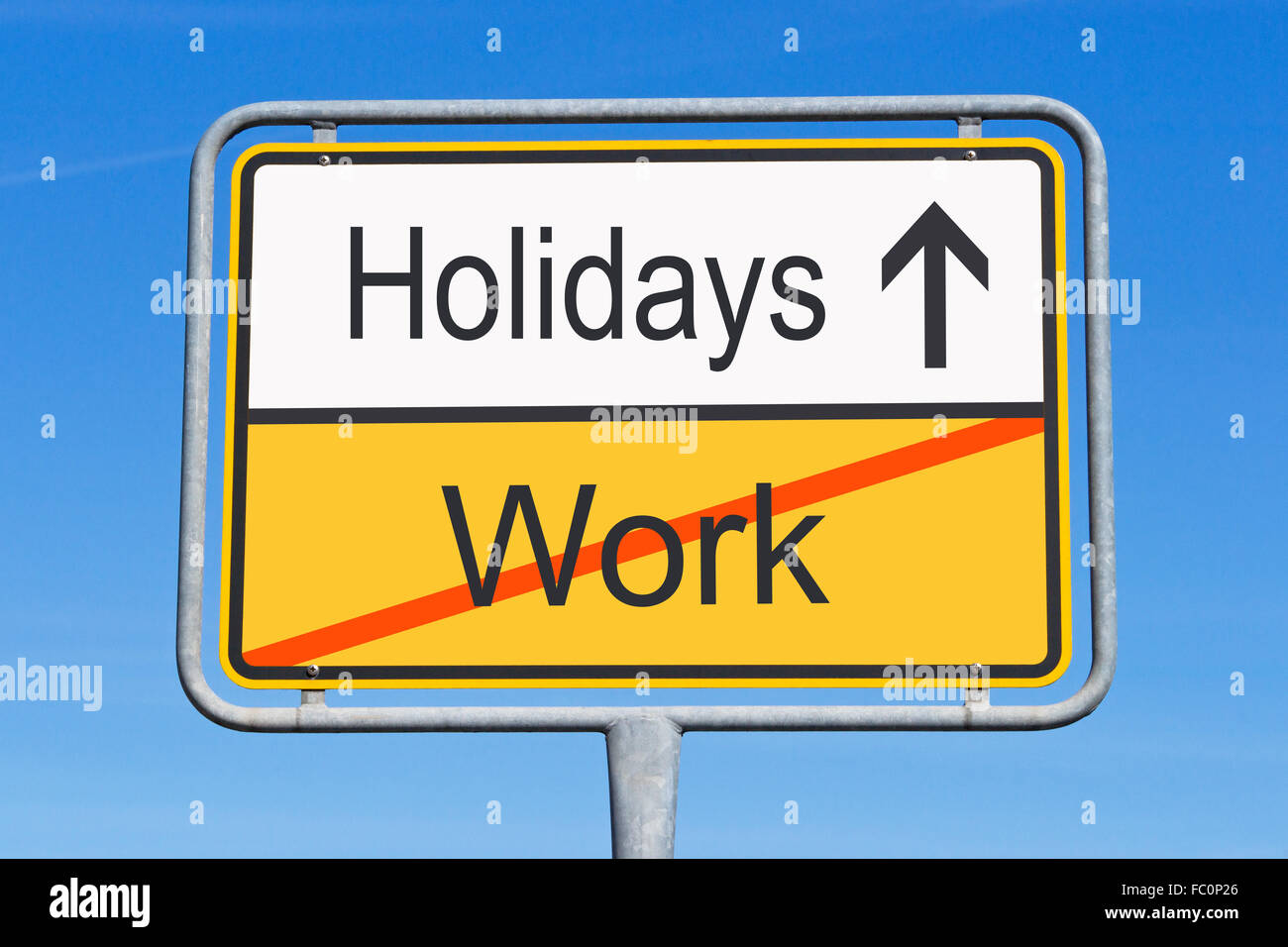 Work and Holidays Stock Photo - Alamy