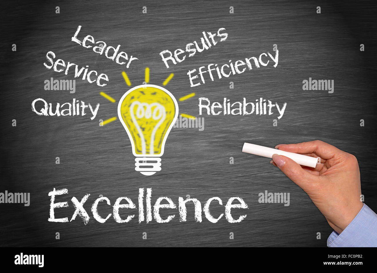 Excellence - Business Concept Stock Photo - Alamy