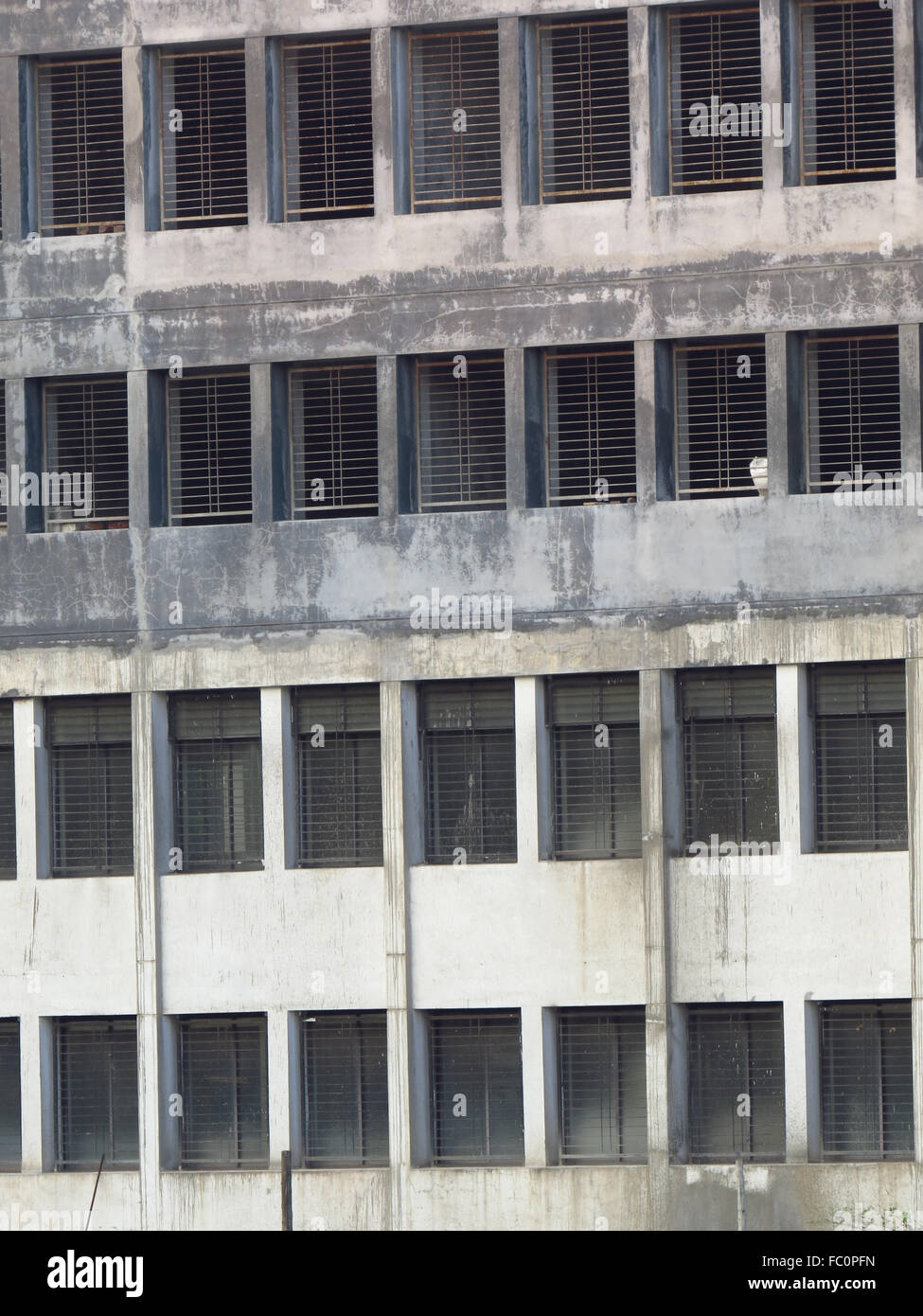An abstract view of windows on a new building being constructed Stock ...