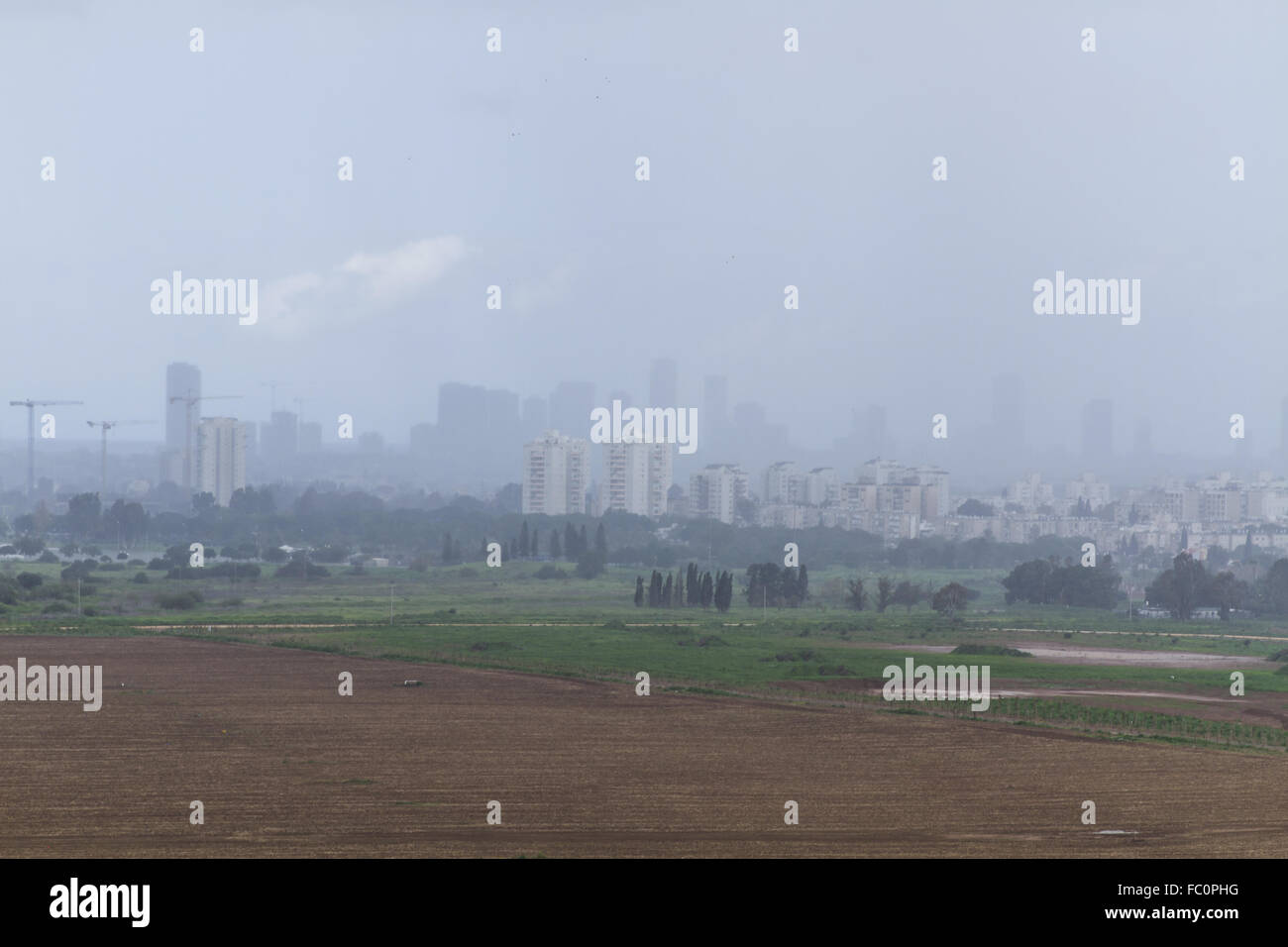 Ramat gan aerial hi-res stock photography and images - Alamy