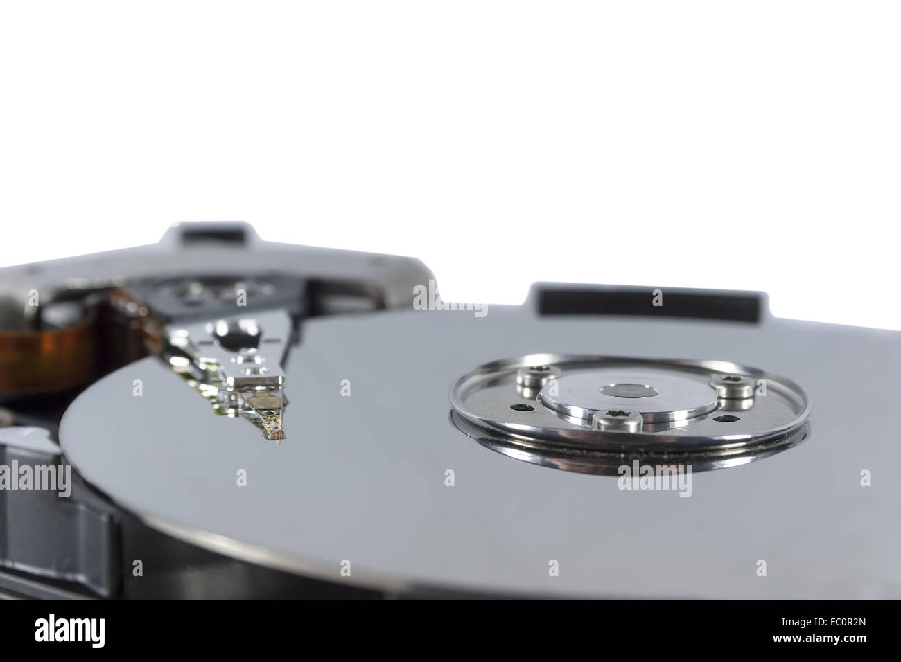 Part of hard disk Stock Photo - Alamy