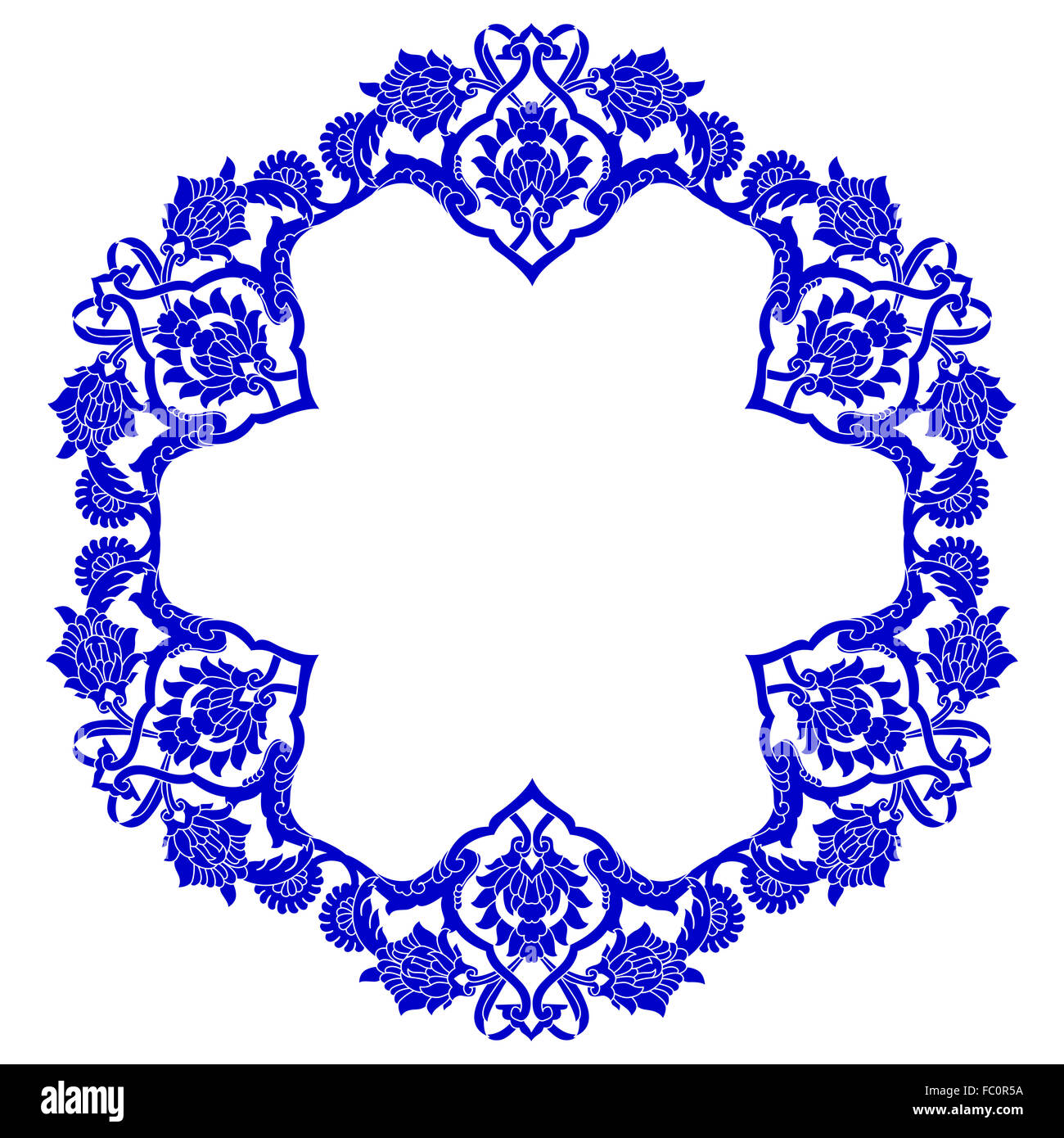artistic ottoman pattern series fifty four Stock Photo - Alamy