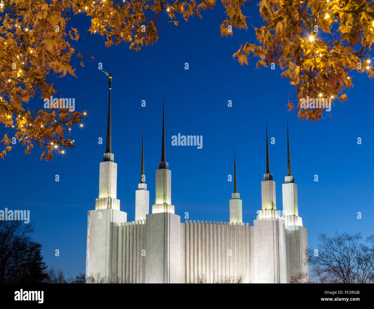 Mormon temple dc hi-res stock photography and images - Alamy