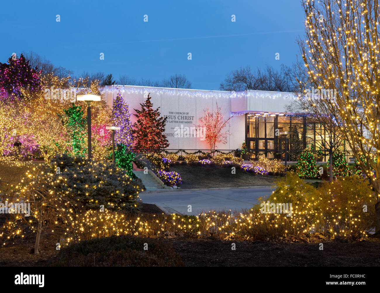 Mormon temple in Washington DC visitor center Stock Photo - Alamy