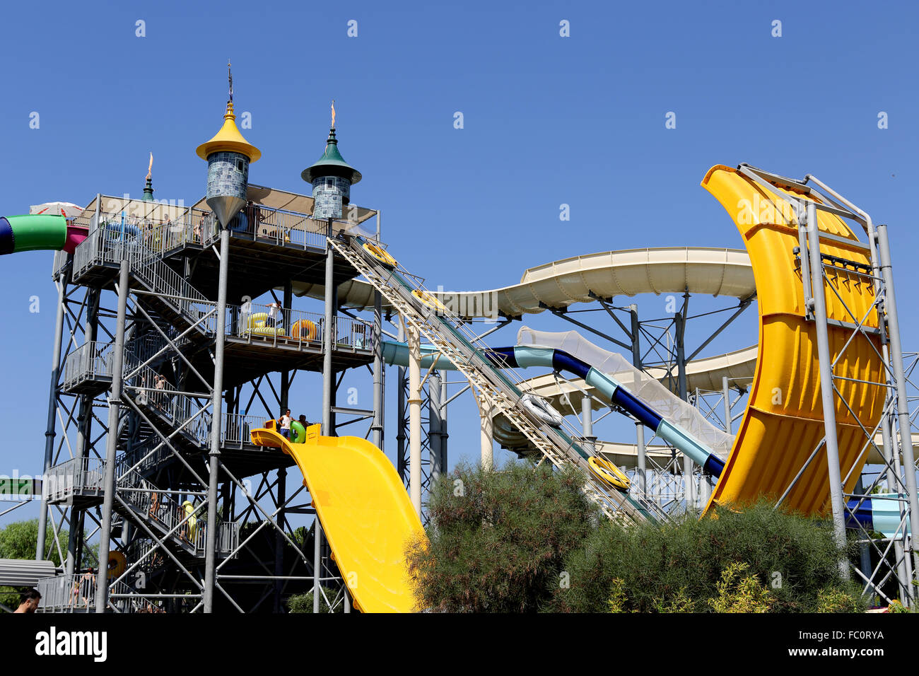 Water slide water waterslide hi-res stock photography and images - Alamy