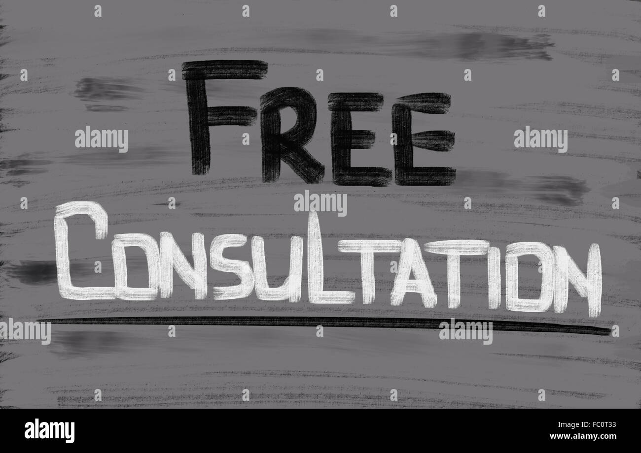 Free Consultation Concept Stock Photo - Alamy