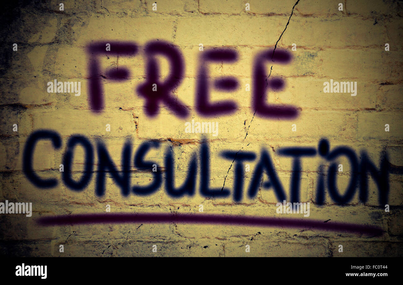 Free Consultation Concept Stock Photo - Alamy