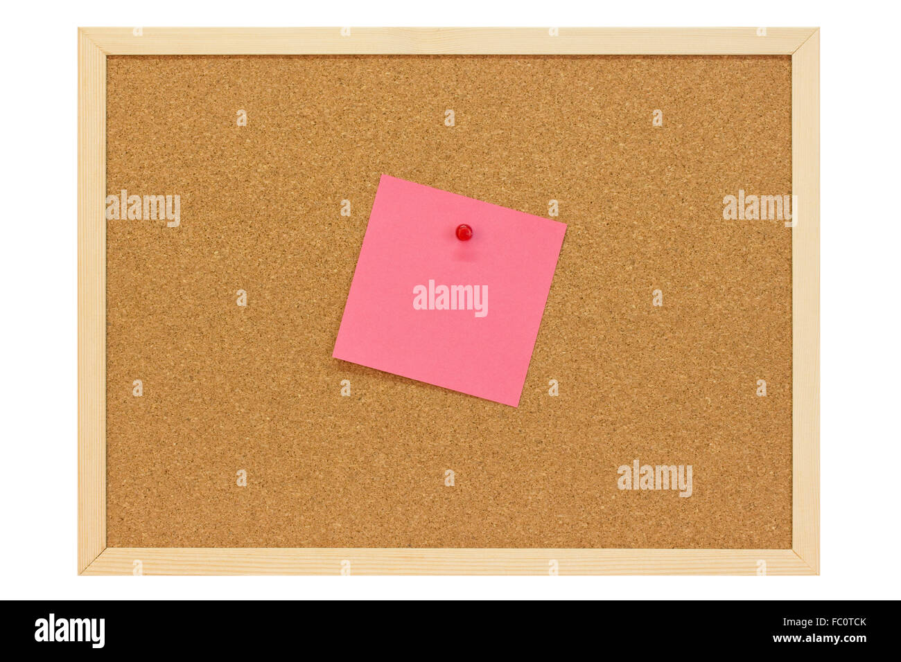 Note slip of paper with pin hi-res stock photography and images - Alamy