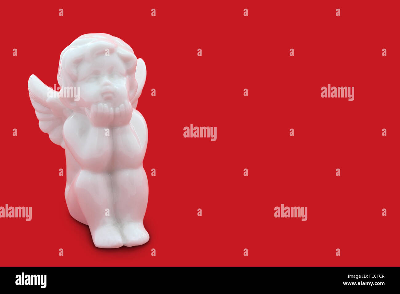 White china angel Stock Photo - Alamy