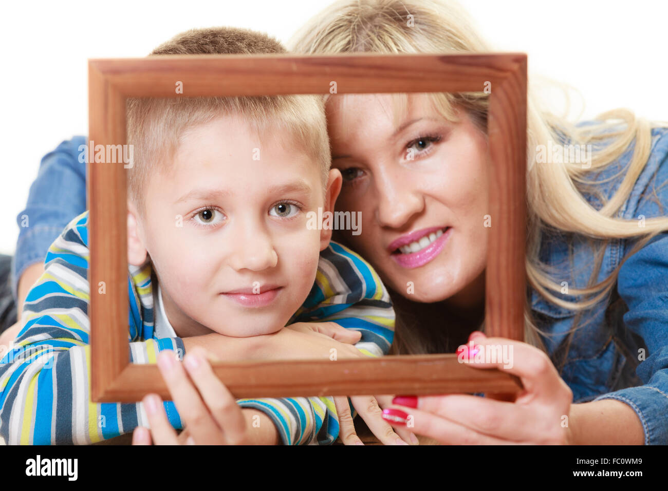 Family portrait frame hi-res stock photography and images - Alamy