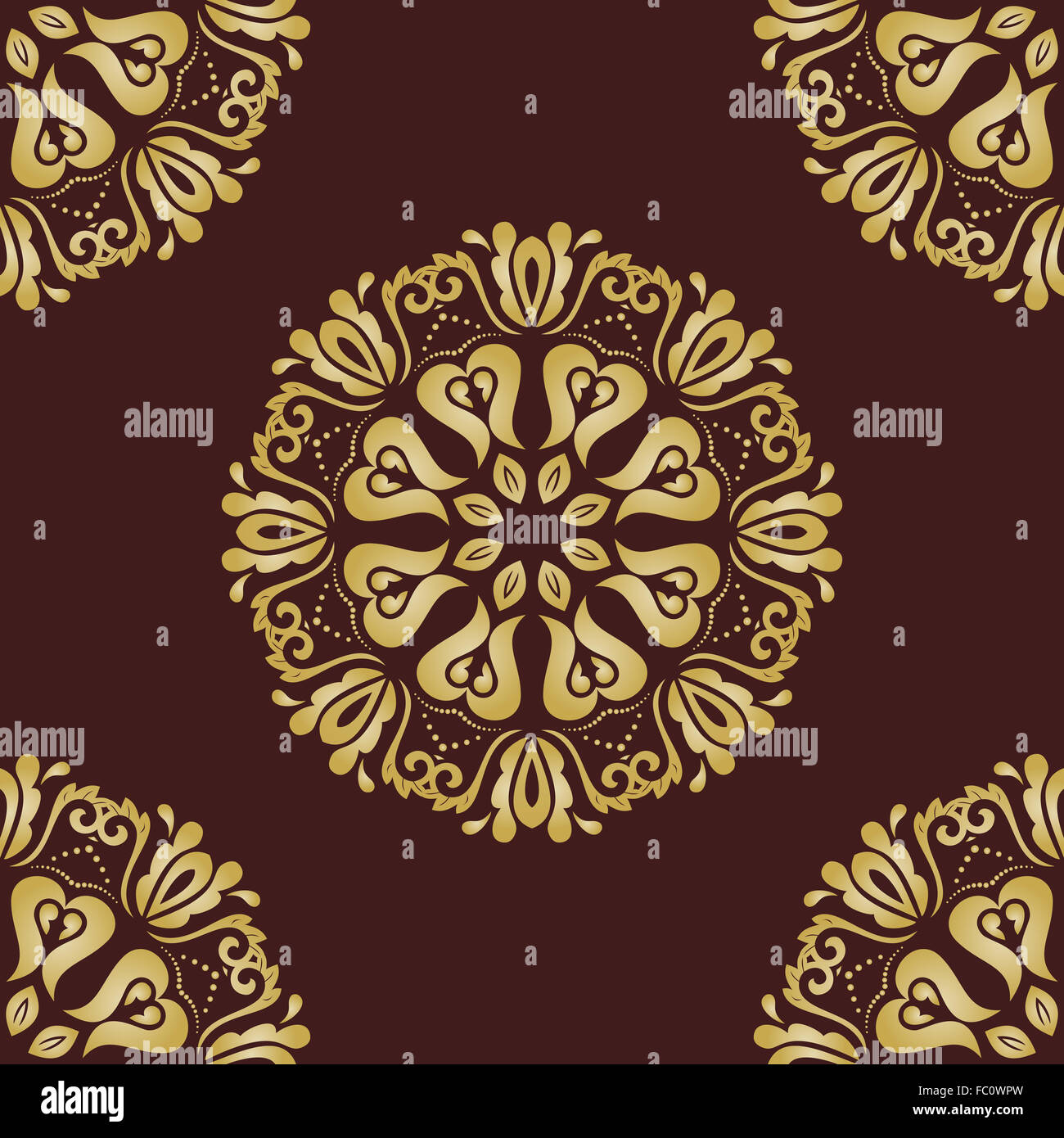 Floral Fine Seamless Pattern Stock Photo - Alamy
