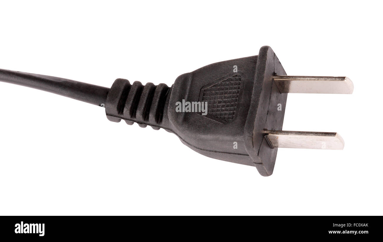 American Outlet Plug with Cord Isolated Stock Photo - Alamy
