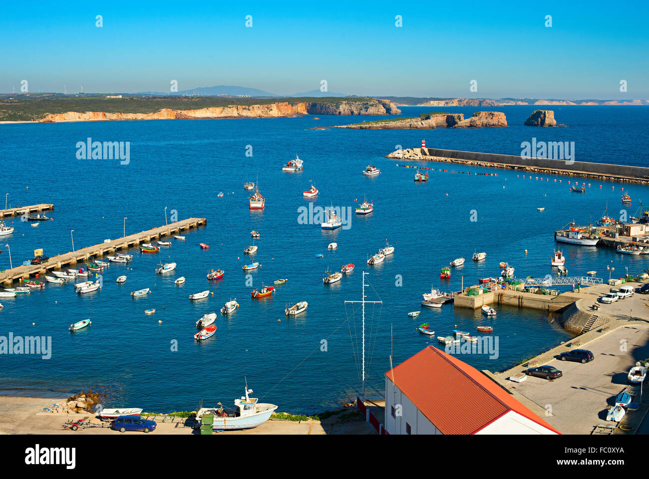 Ocean harbor, Portugal Stock Photo - Alamy